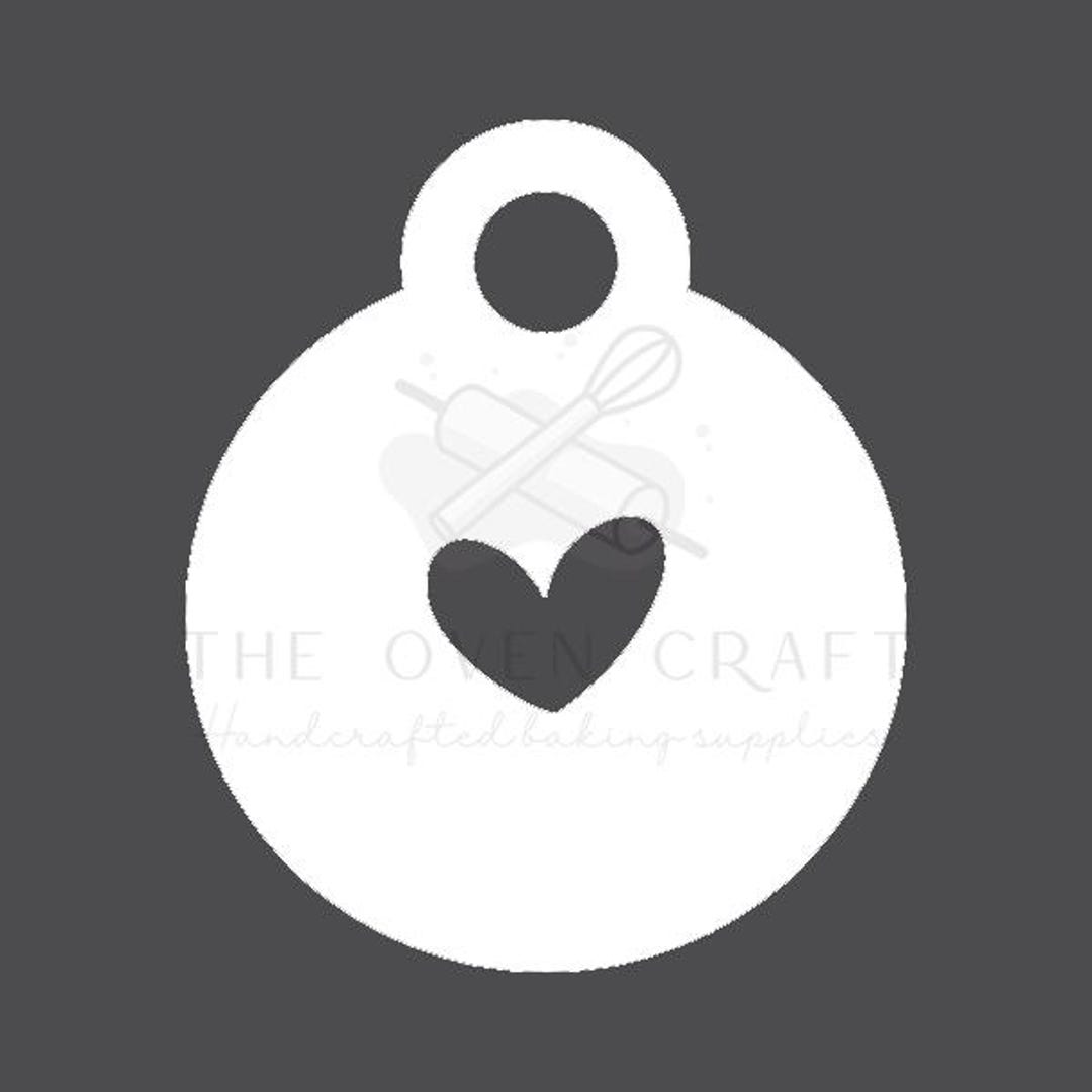 Heart Macaron Stencil - Etsy
