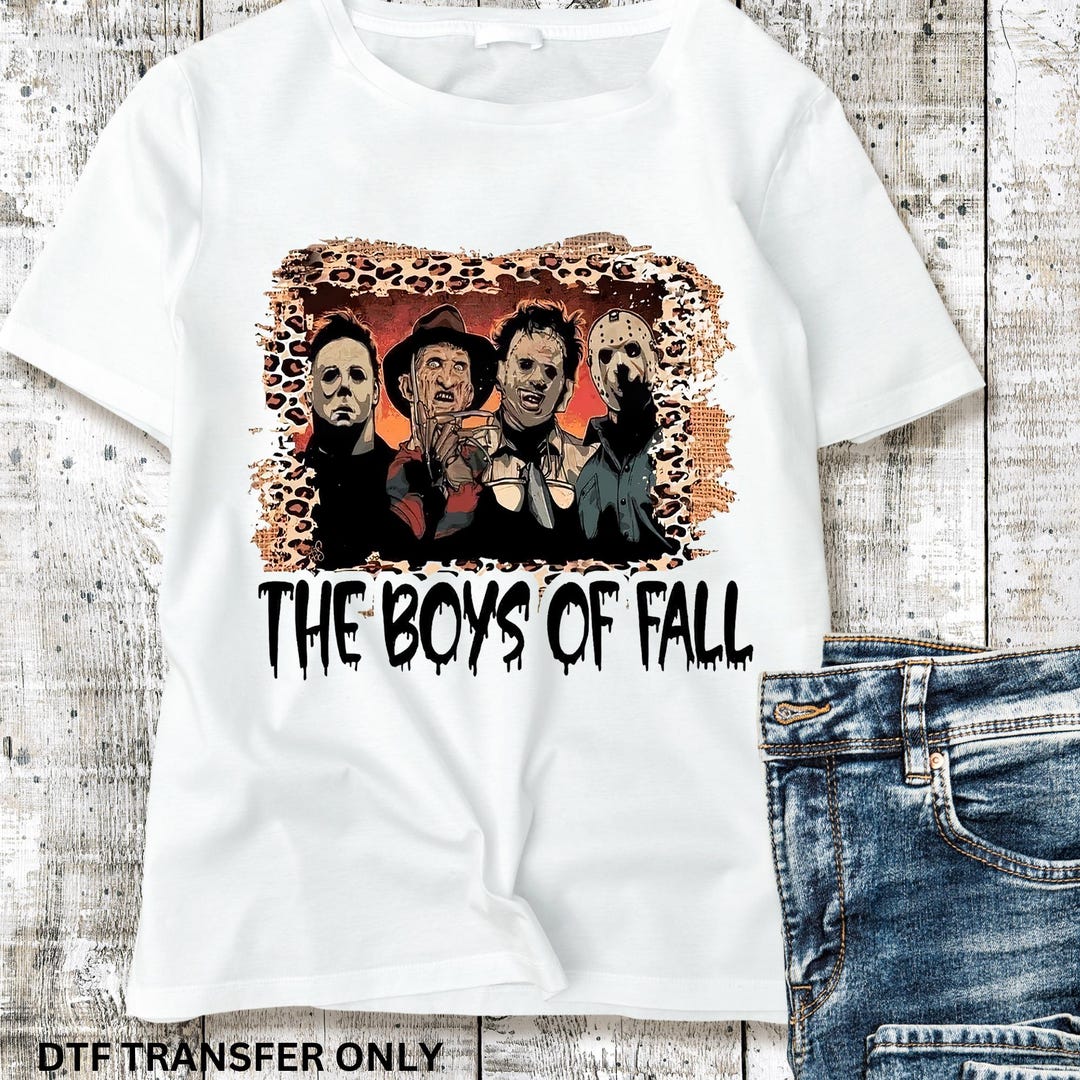 The Horror Boys of Fall Image DTF Transfer Hot Peel Matte Film Ready to ...