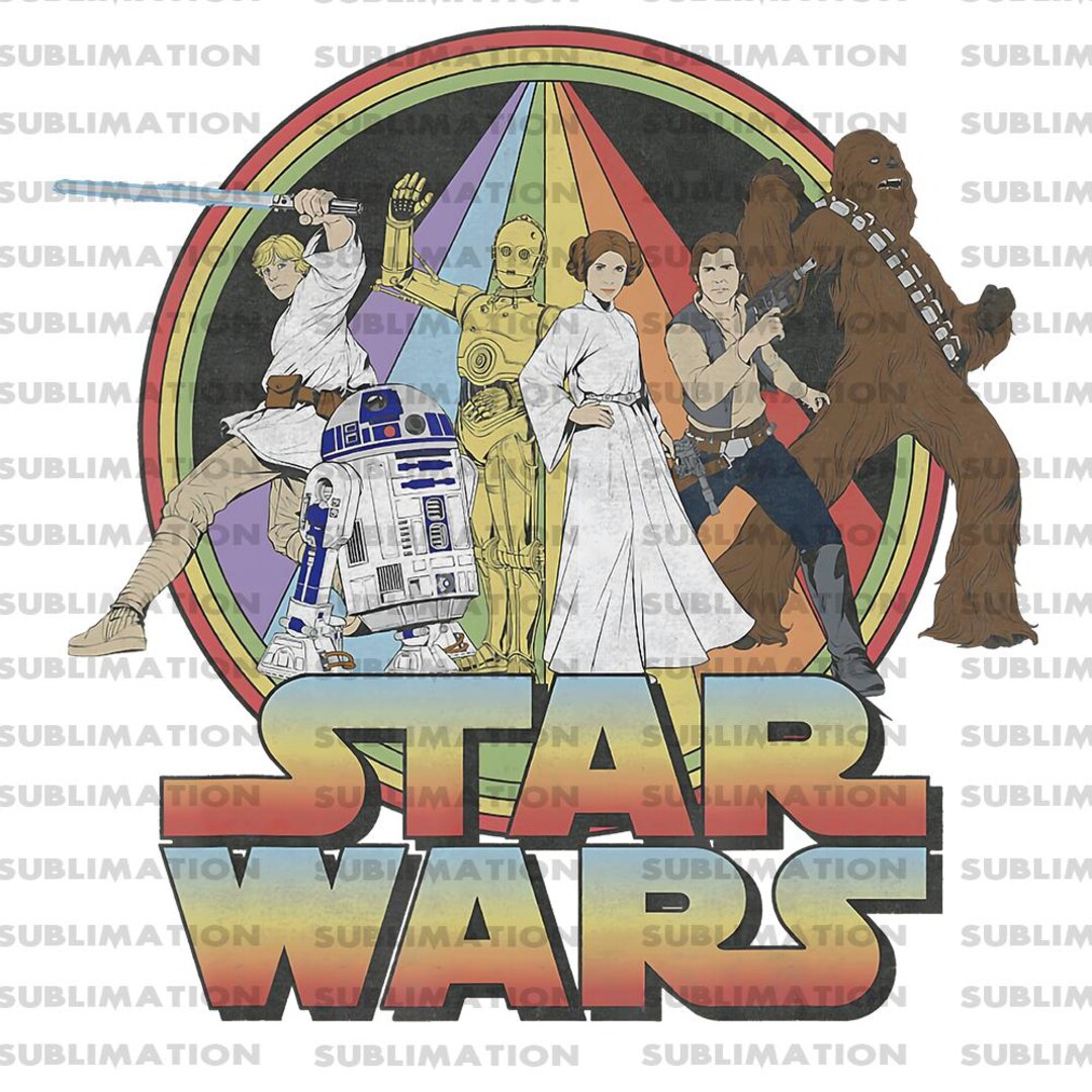 Star Wars Sublimation PNG, Sublimation Design, Star Wars Poster PNG ...