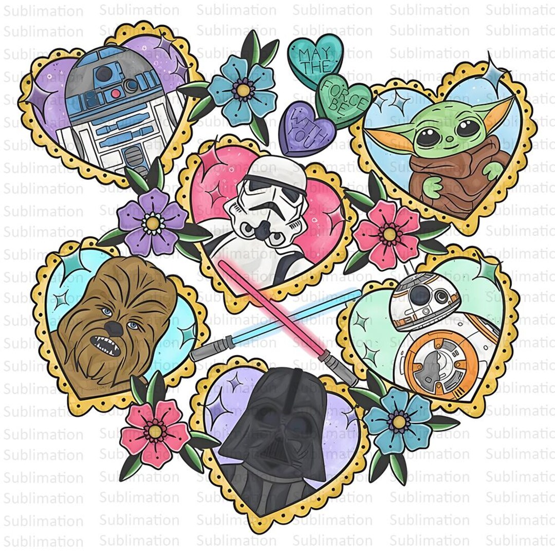 Star Wars Sublimation PNG, Sublimation Design, Star Wars Poster PNG ...
