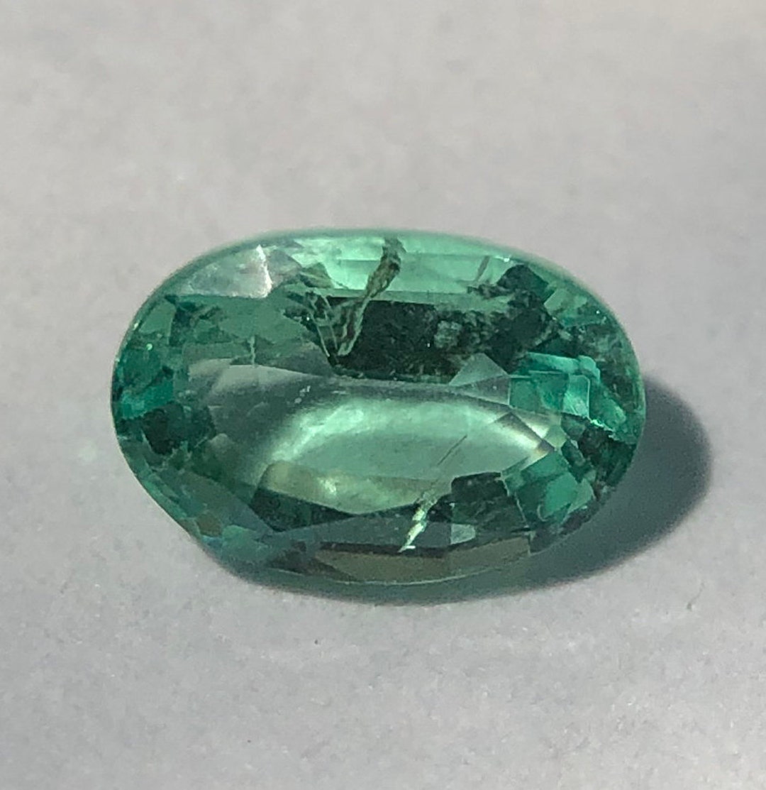 Faceted Emerald With Slight Inclusions - Etsy