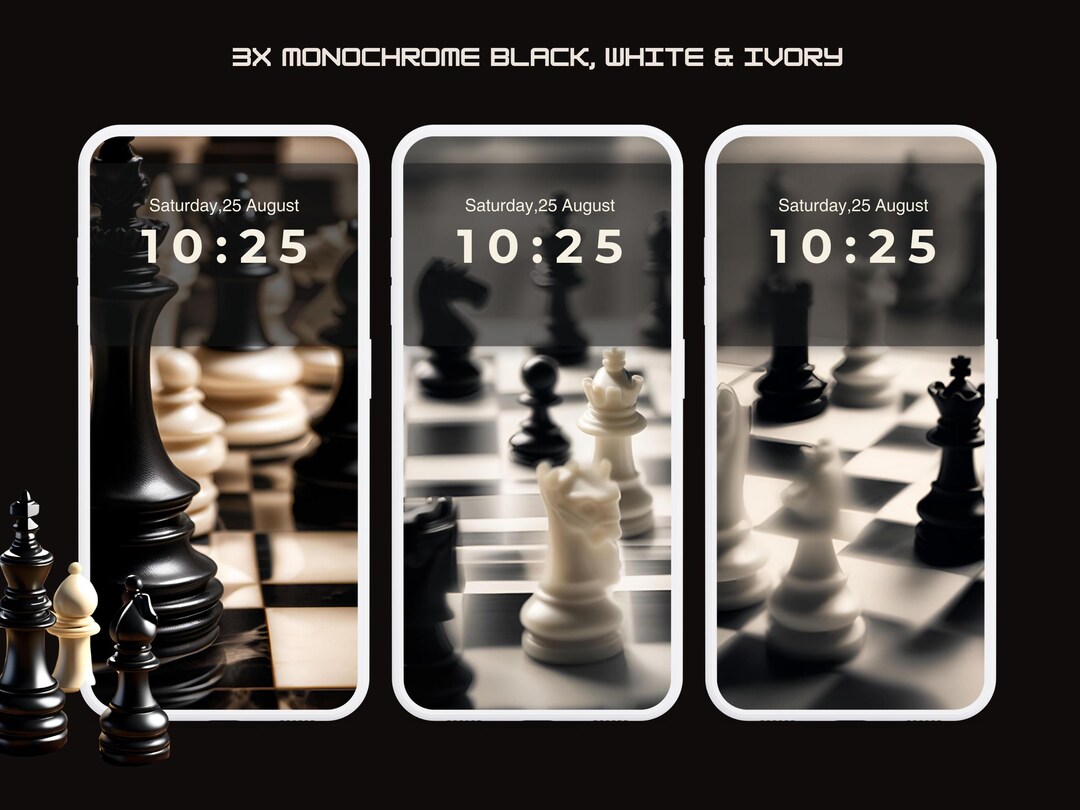 Chess Phone Wallpapers Black & White /ivory Chess Pieces | 1080x1920 ...
