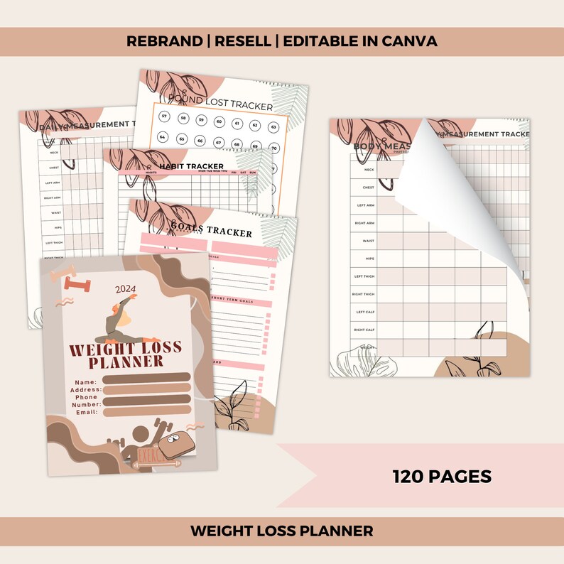 Ultimate Editable Planner Template Bundle | Rebrand and Resell - Etsy