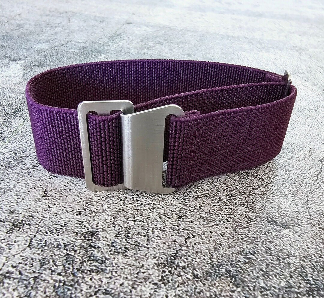 Marine Nationale Watch Strap Band Elastic Nylon Parachute 18 20 22 Mm ...