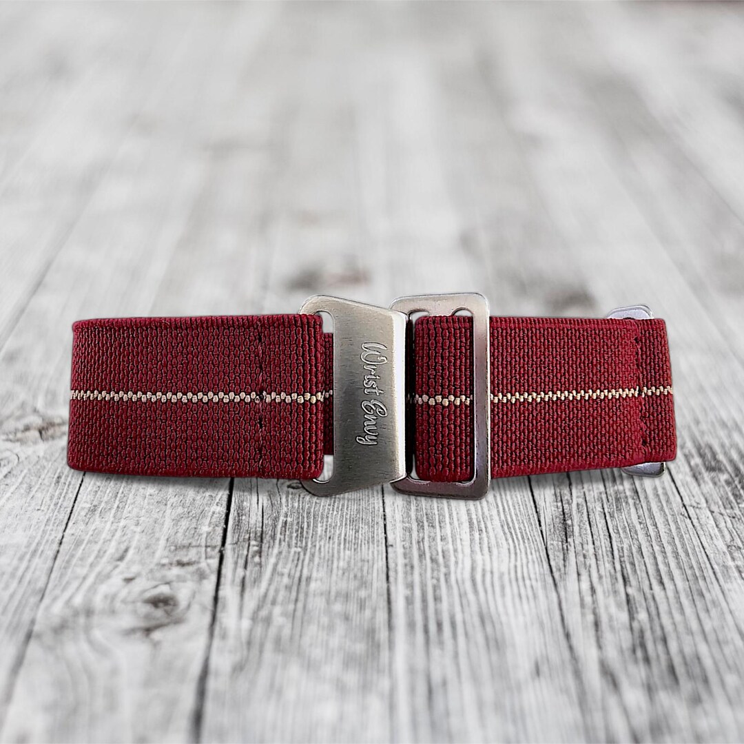 Marine Nationale Watch Strap Band Elastic Nylon Parachute 20 22 Mm ...