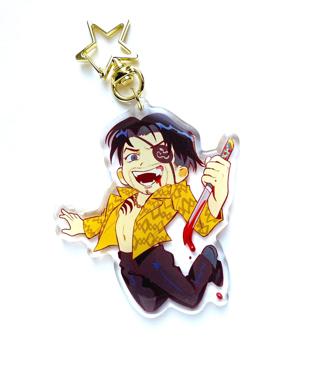 Majima Yakuza Acrylic Keychain - Etsy