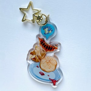 Delicious in Dungeon / Dungeon Meshi Changeling Dumplings Keychain - Etsy