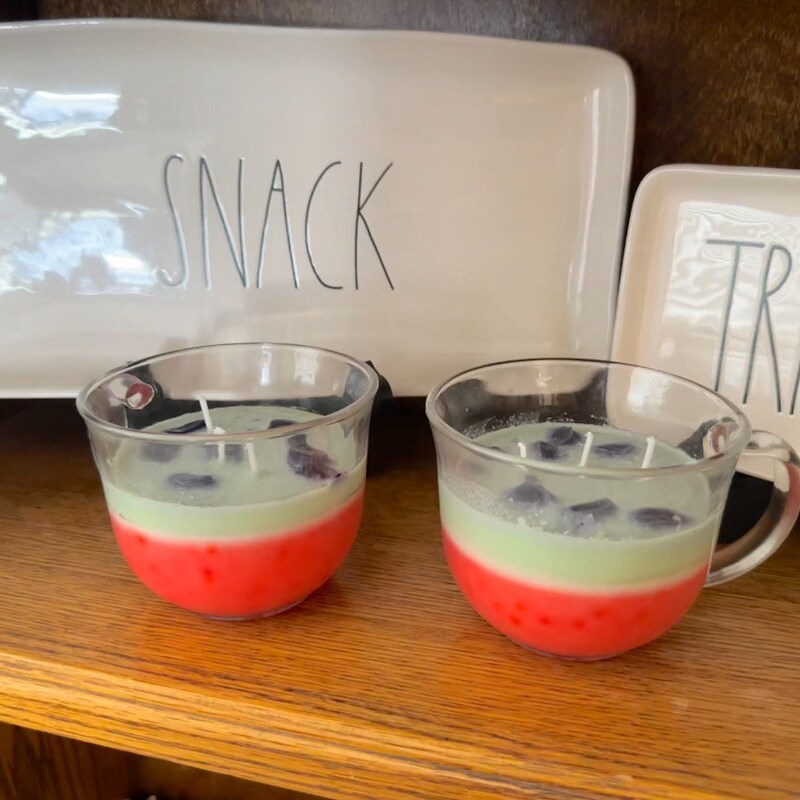 Watermelon Candle - Etsy