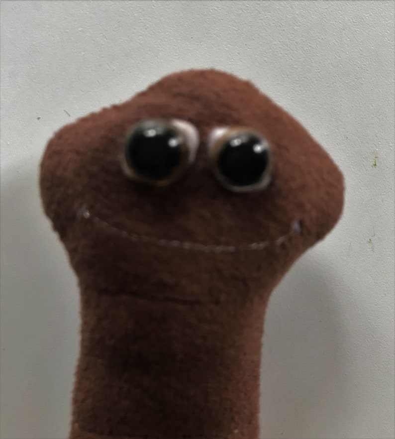 Worm Finger Puppet - Etsy