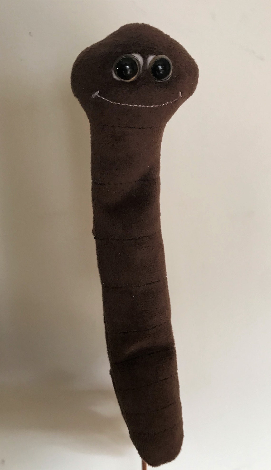 Worm Finger Puppet - Etsy