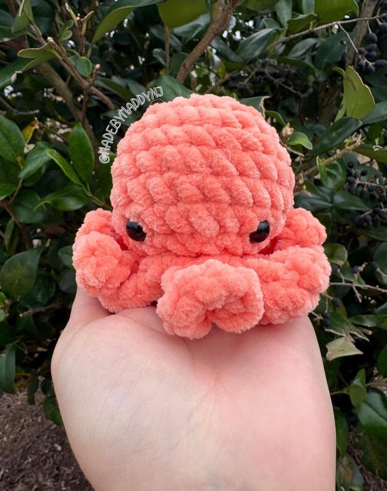Octopus Plushie | Octopus Plush | Sea Creatures | Crochet Octopus ...