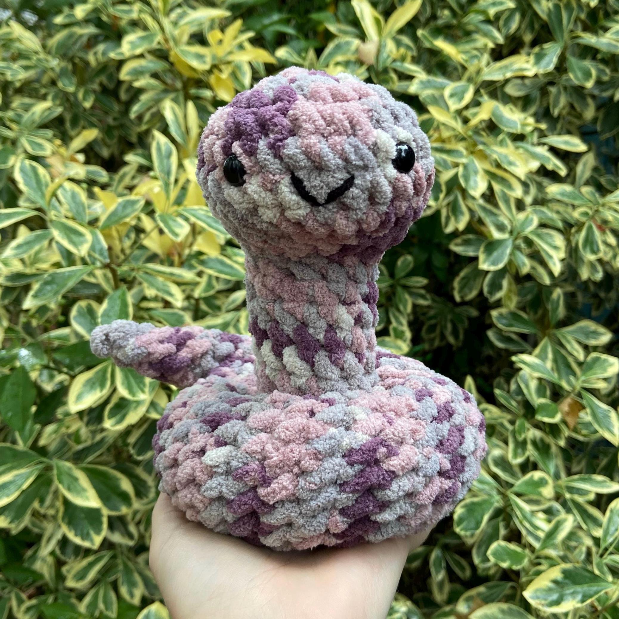 Snake Plushie | Crochet Snake | Snake Amigurumi | Handmade Plushie ...
