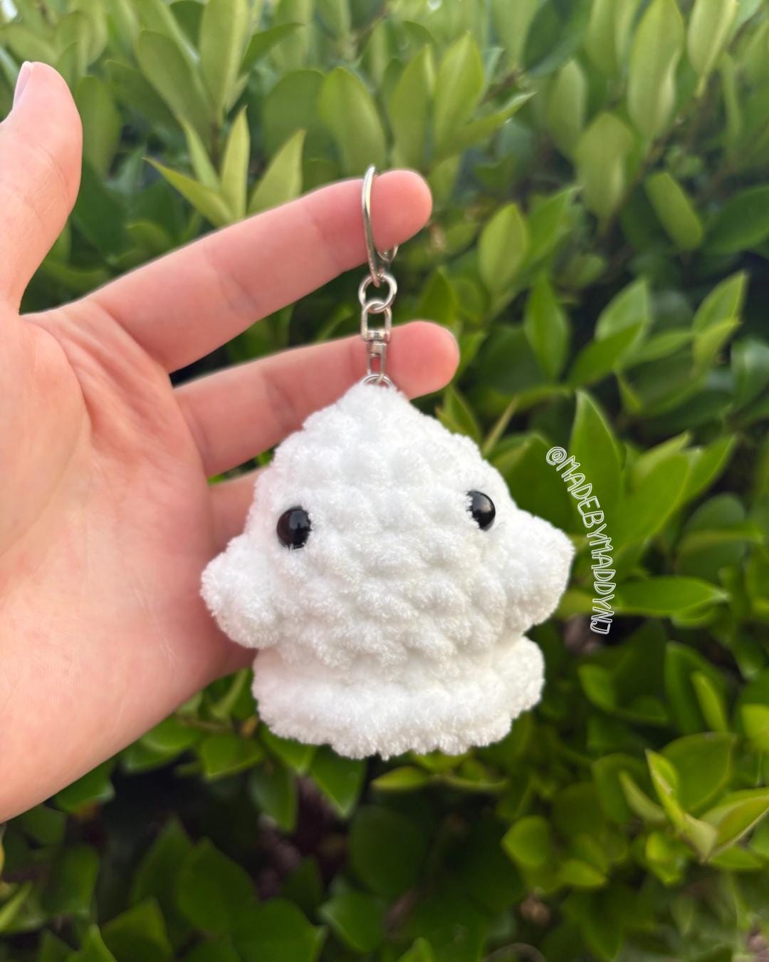Ghost Keychain | Summerween | Crochet Ghost | Halloween Crochet ...