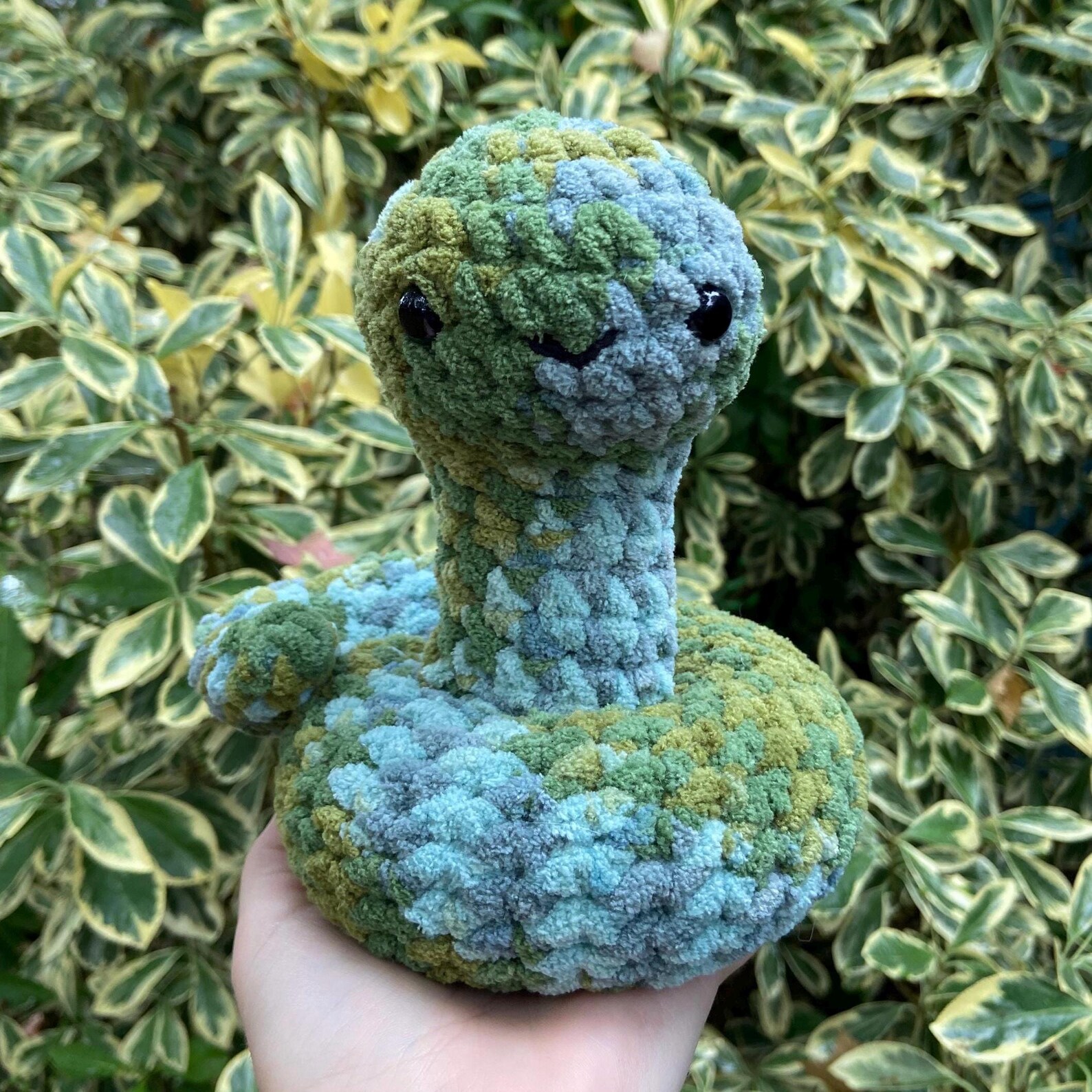 Snake Plushie | Crochet Snake | Snake Amigurumi | Handmade Plushie ...