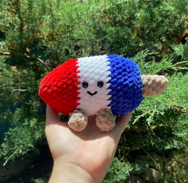 Patriotic Pals bomb Pop Crochet Bomb Pop Crochet Plushie Amigurumi ...