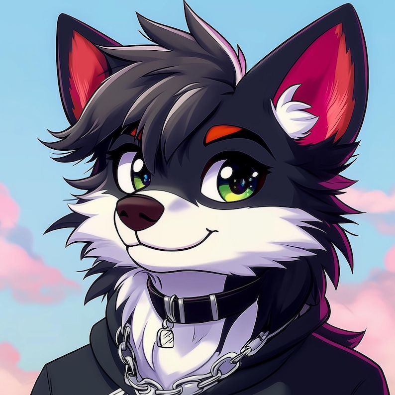 Furry Art Commission Custom Pfp/headshot Anime Furry Profile Picture ...