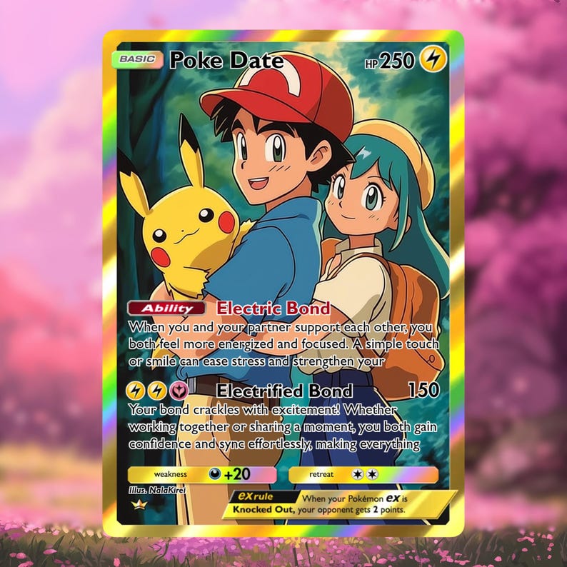 Pokemon Card | Custom Pokemon Card | Personalized Gift | Pokemon Card ...