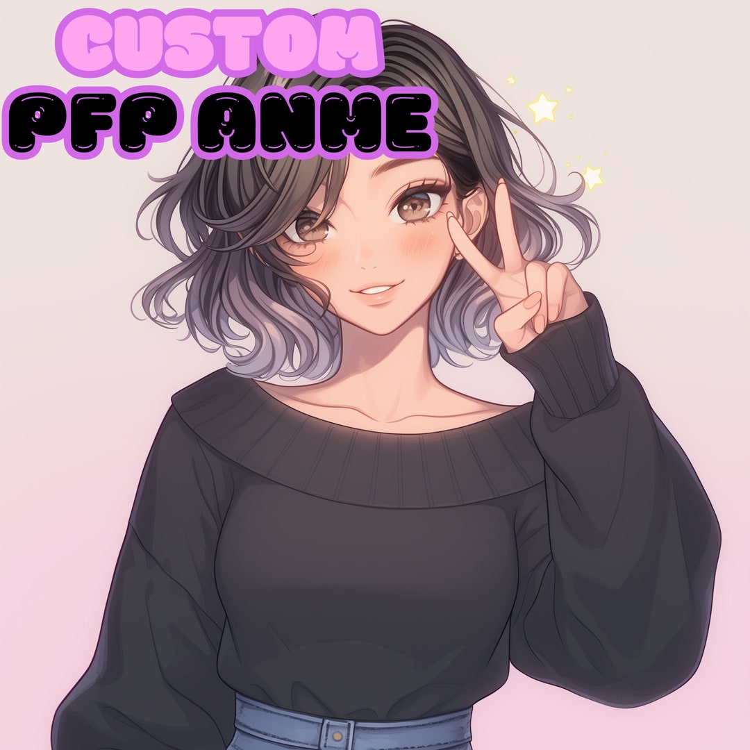 CUSTOM Anime PFP, PFP Commission, Profil Icon, Anime Avatar, Profile ...