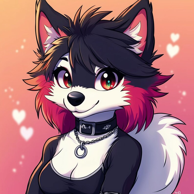 Furry Art Commission Custom Pfp/headshot Anime Furry Profile Picture ...