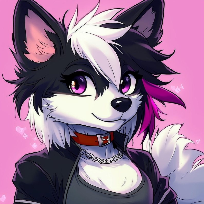 Furry Art Commission Custom Pfp/headshot Anime Furry Profile Picture ...