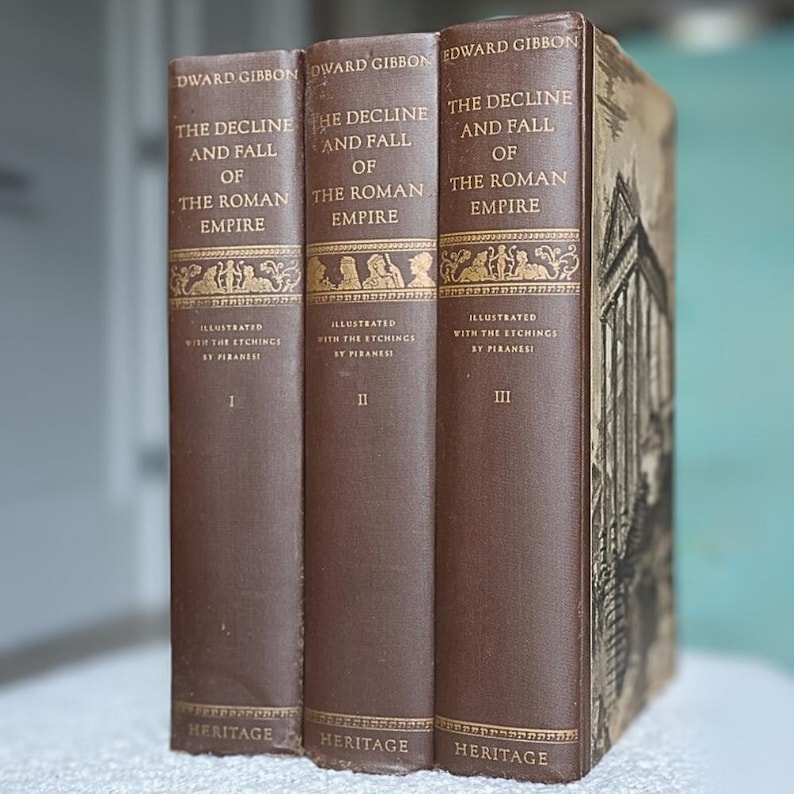 The Decline and Fall of the Roman Empire Gibbon Heritage Press 1946, 3 ...