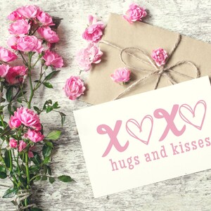 XOXO Hugs and Kisses PNG and SVG, Hugs and Kisses Gifts, Valentines Day ...