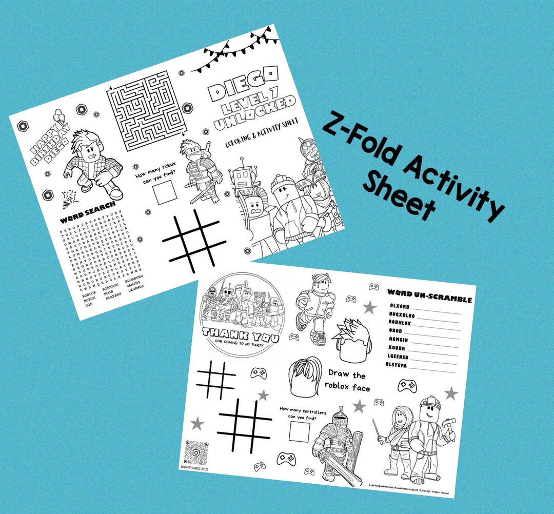 Personalized Trifold Activity Personalized Word Search Personalized ...