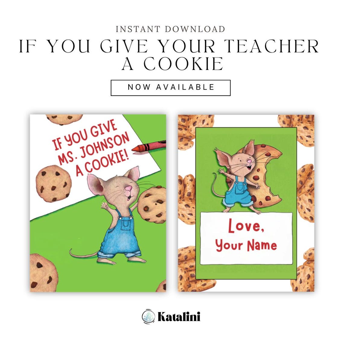 If You Give Your Teacher a Cookie, Teacher Appreciation Gift End of ...