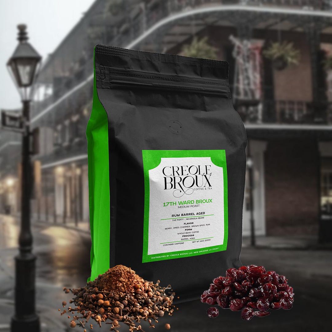 17th Ward Broux Medium Roast Rum Barrel Aged Coffee - Etsy
