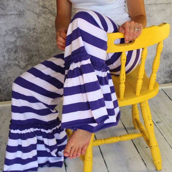 Womens Ruffle Pants - Etsy