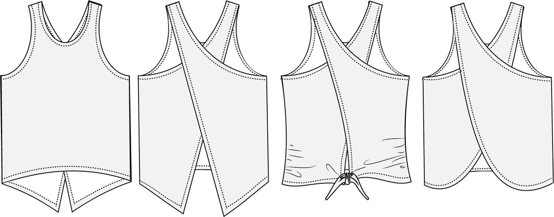 Greenstyle Xpress Tank PDF Sewing Pattern 3XS to 3XL | Etsy