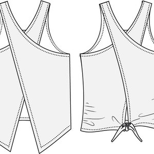 Greenstyle Xpress Tank PDF Sewing Pattern 3XS to 3XL - Etsy