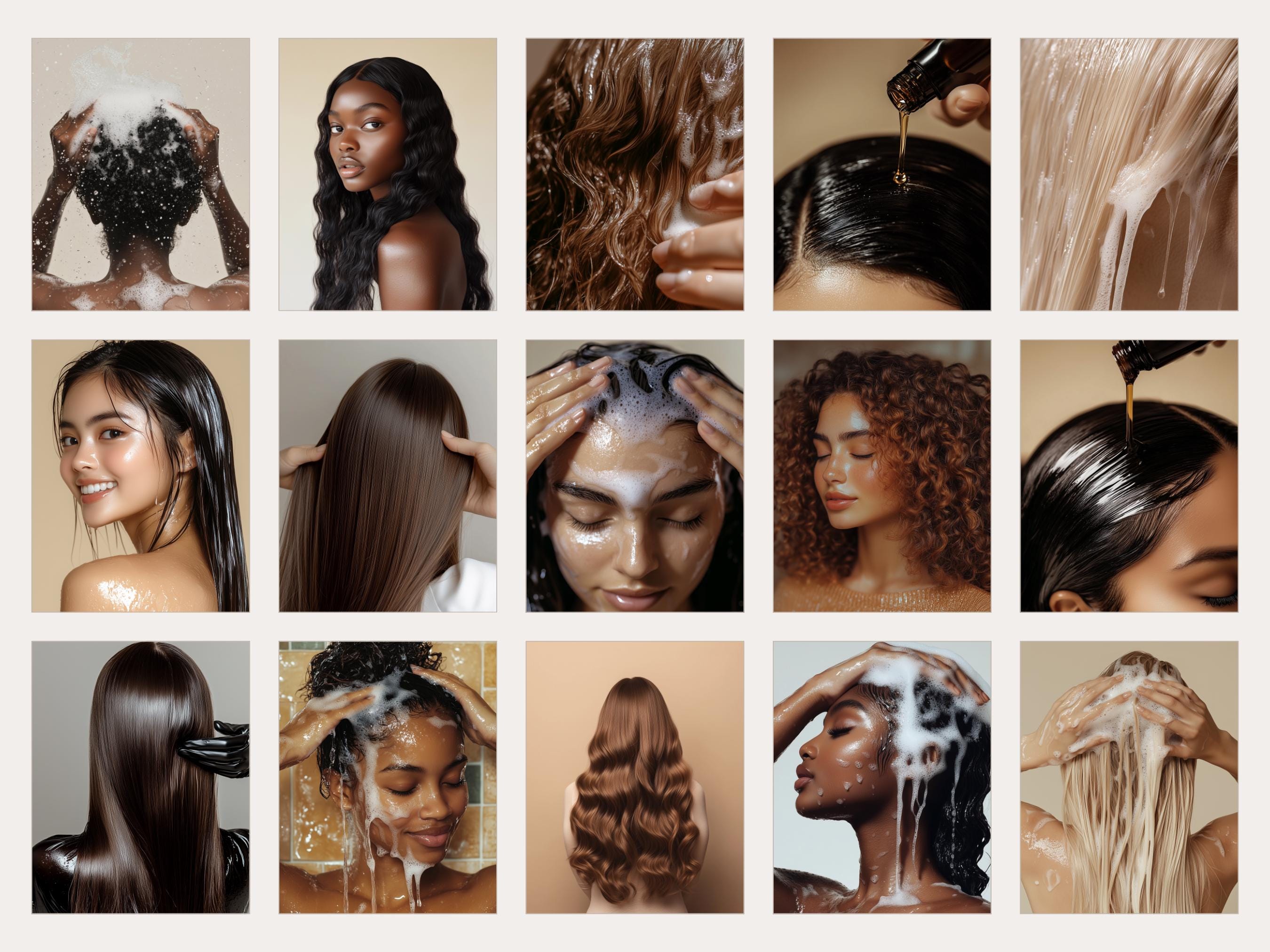Haircare Stock Photos Hair Care Beauty Aesthetic Female Models ...