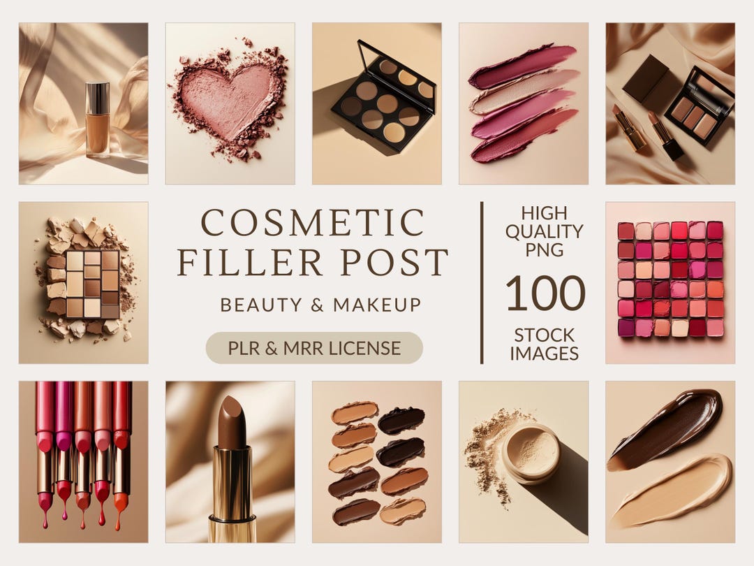 Makeup Filler Stock Photos Cosmetics Beauty Stock Images Bundle ...