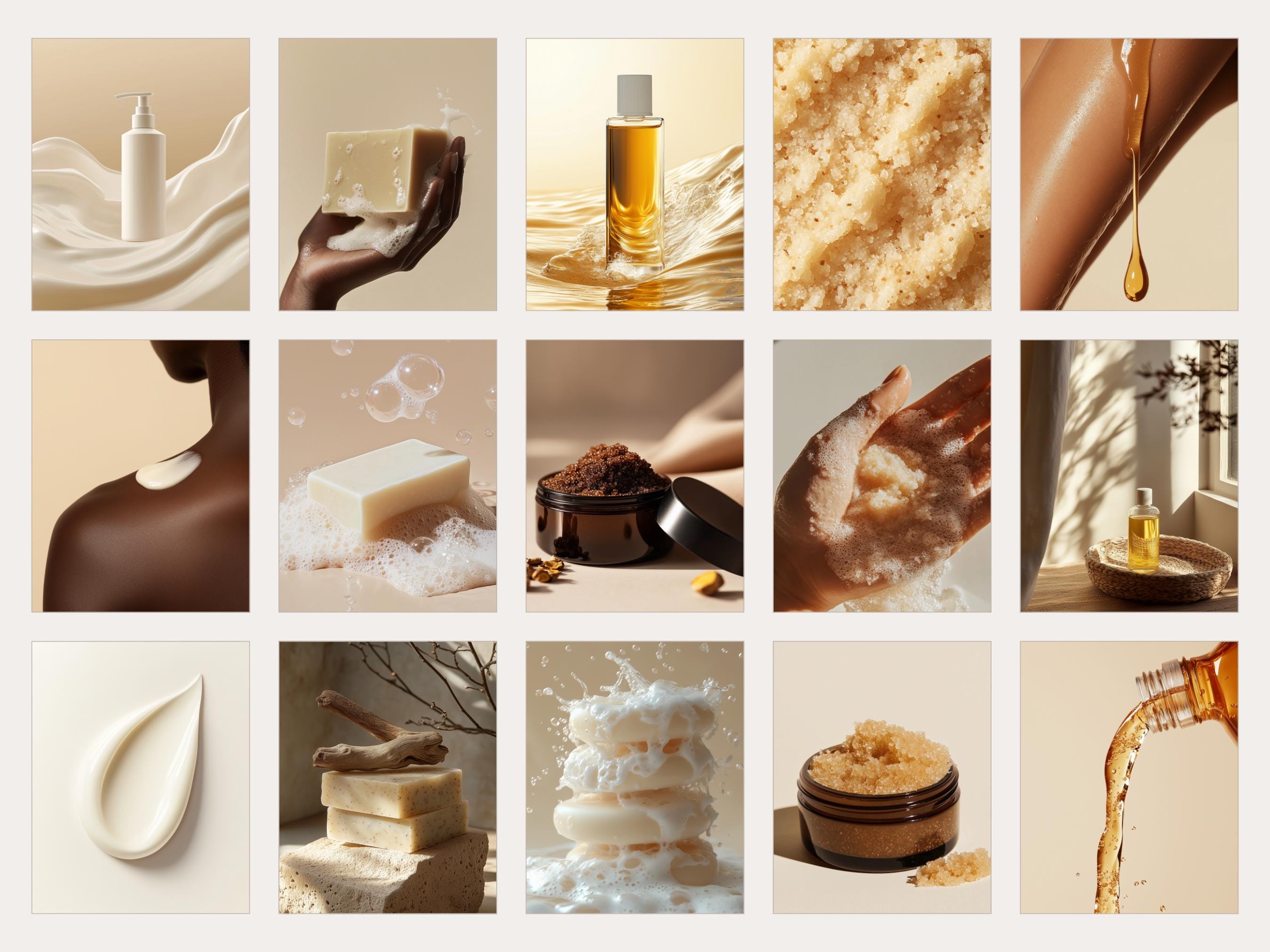 Bodycare Stock Photos Bundle Beauty Products Skincare Body Oil Mockup ...