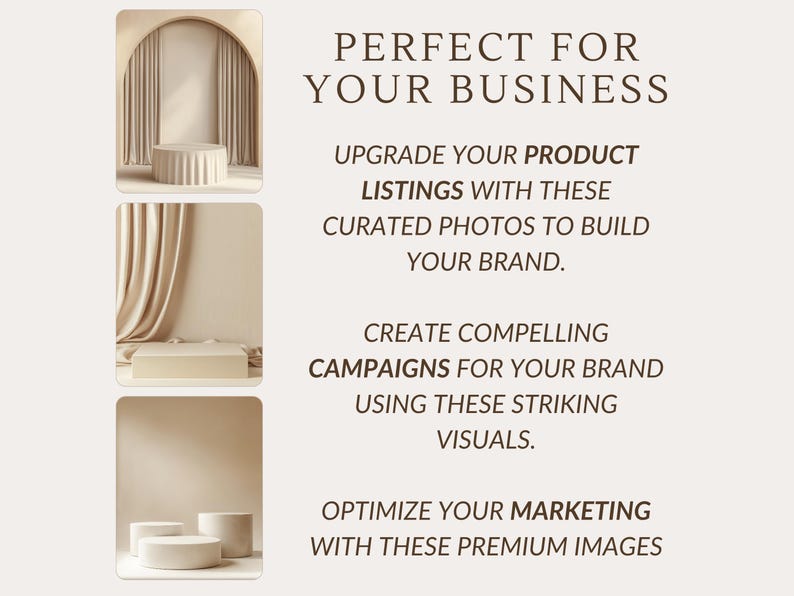 Product Podium Beige Products Display Stand Neutral Showcase Product ...