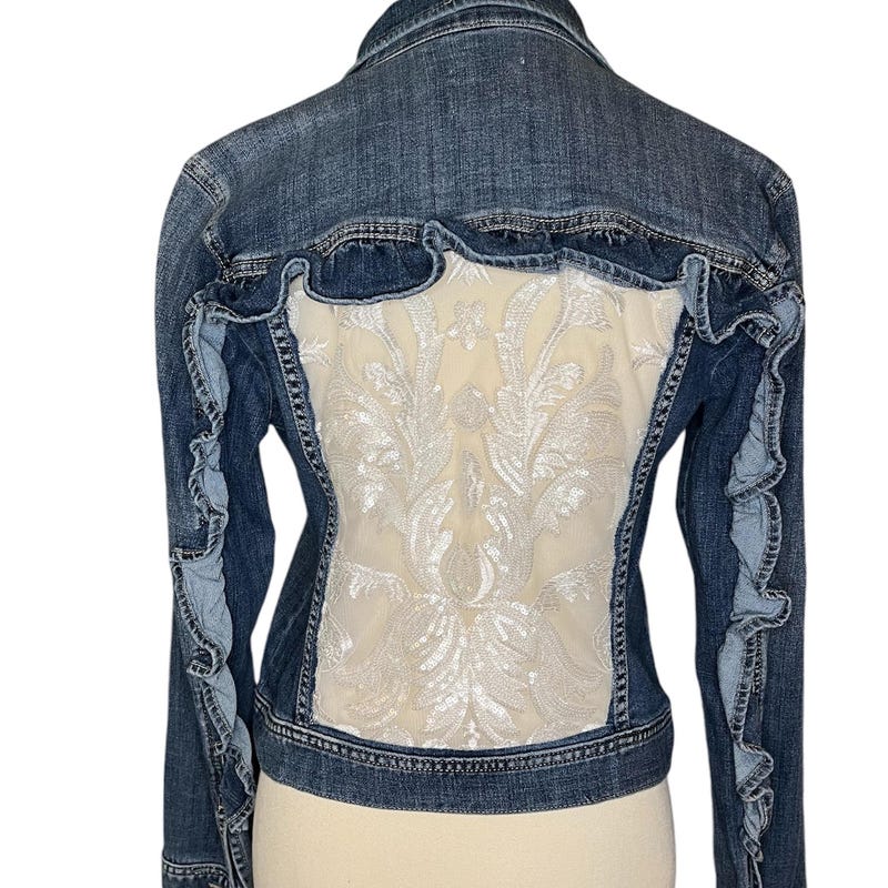 Upcycled Denim Jacket - Etsy