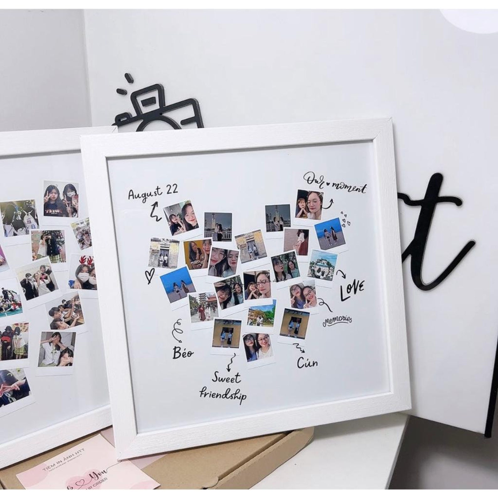 Personalized Photo Frame, Weeding Keepsake Photo Album, Custom Photo ...