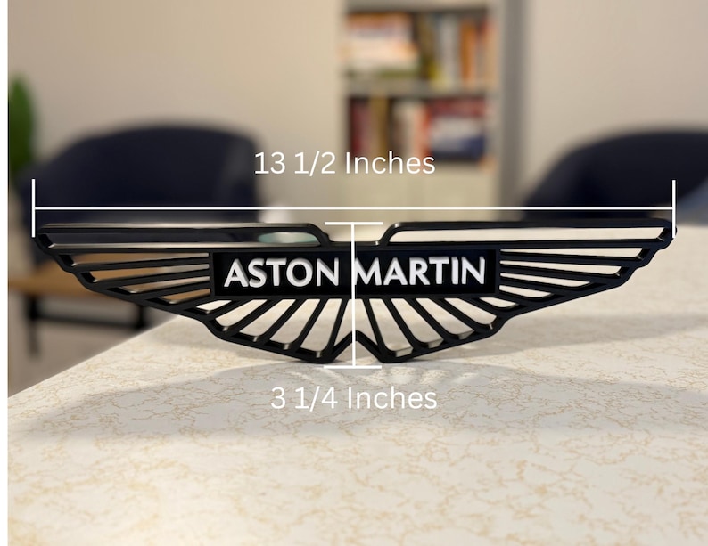 Aston Martin 3D Printed Wing Logo – Car Lover Gift - Etsy