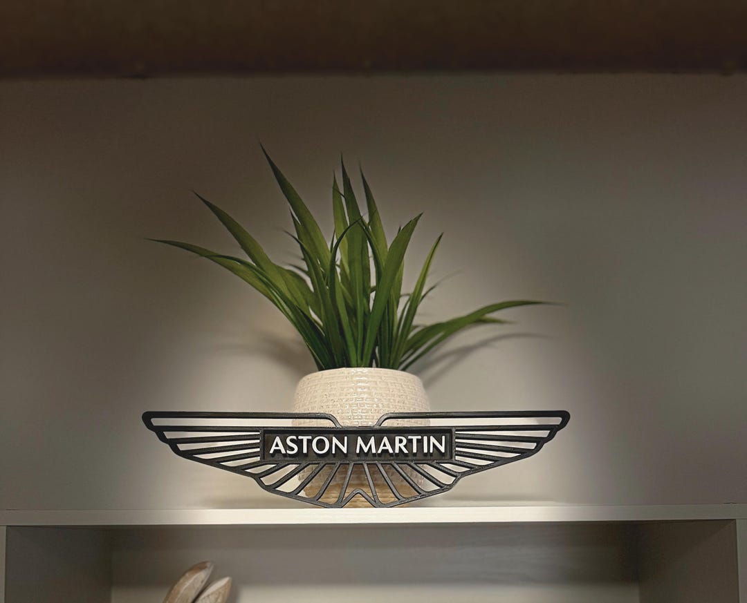 Aston Martin 3D Printed Wing Logo – Car Lover Gift - Etsy UK