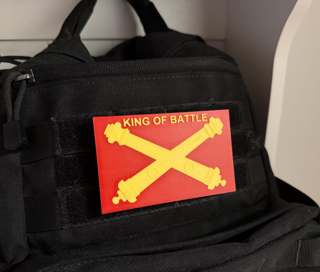 Field Artillery Cross Cannons Velcro Patch - 3D Printed - Etsy