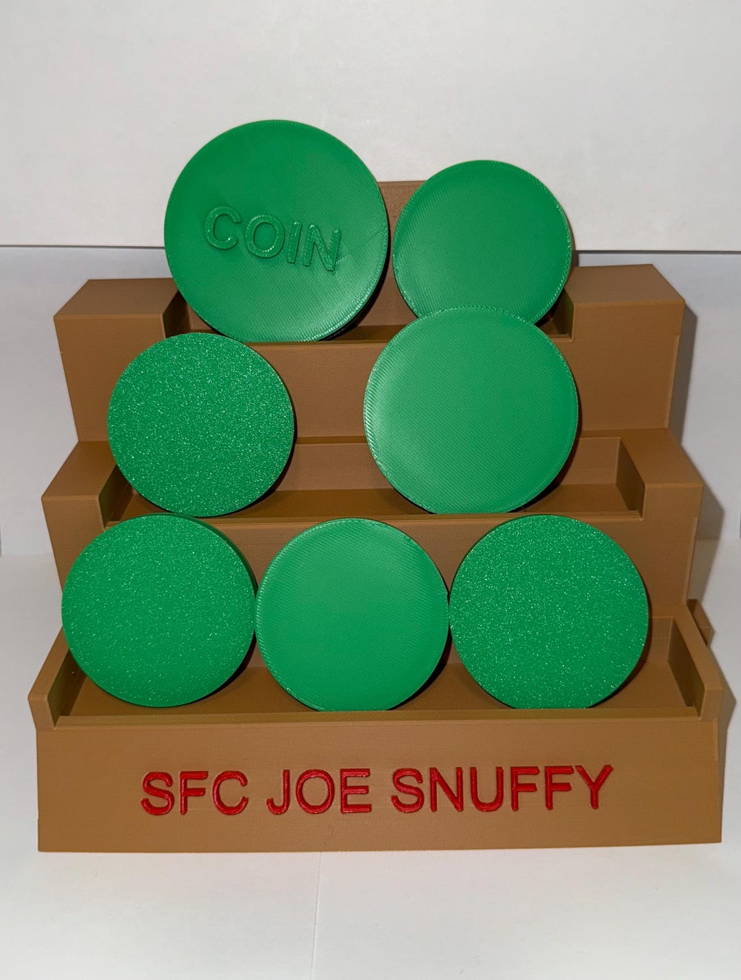 3d-printed Challenge Coin Display - Unique Tiered Holder for Collectors ...