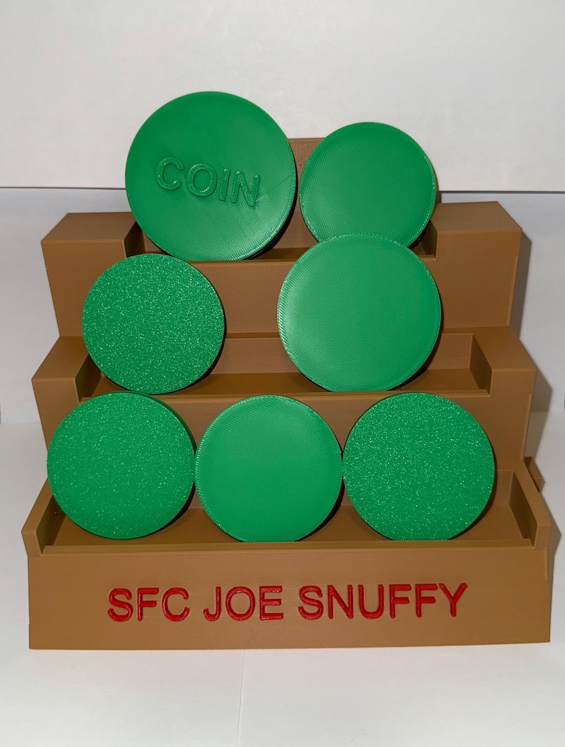 3d-printed Challenge Coin Display - Unique Tiered Holder for Collectors ...