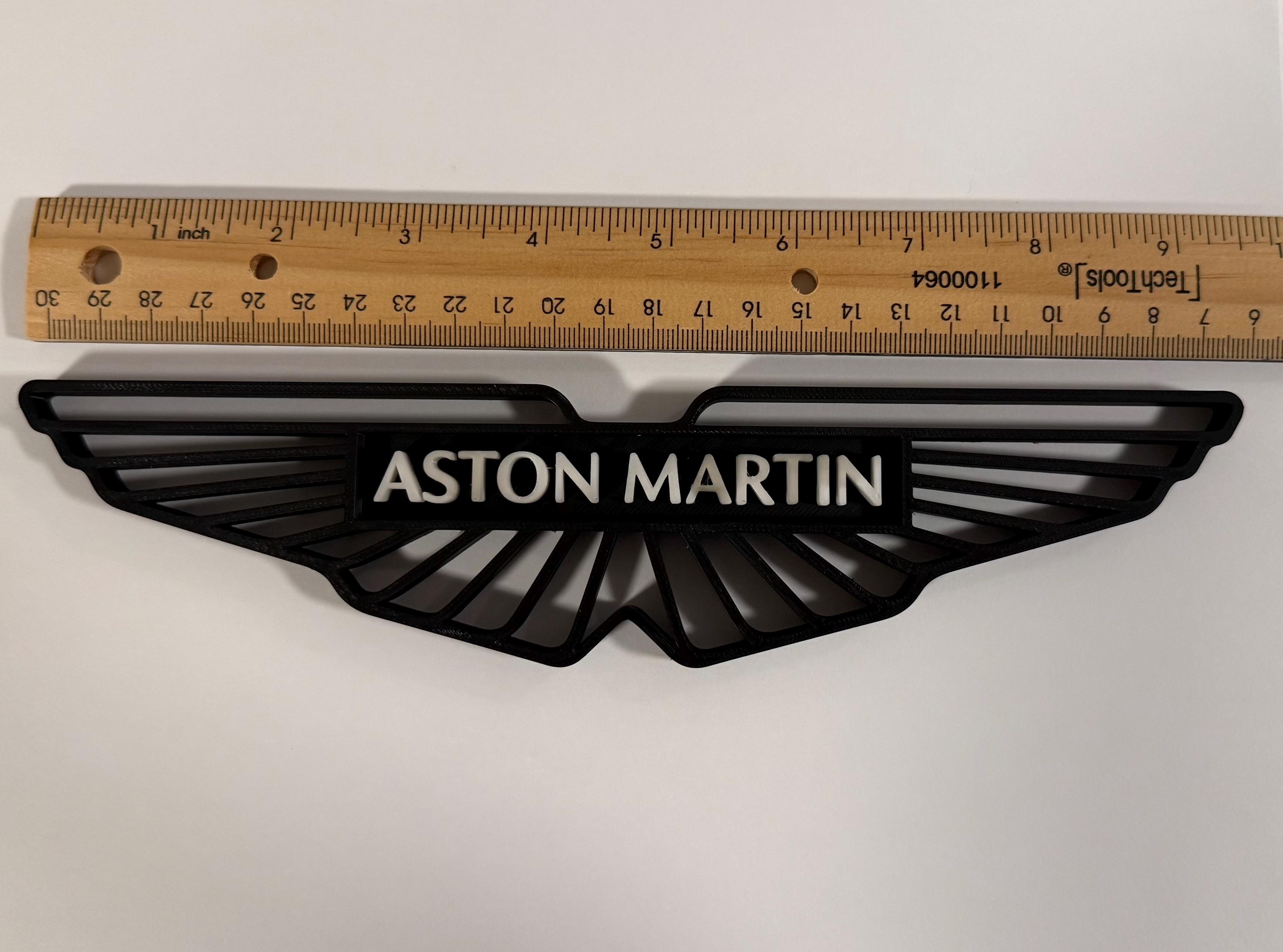 Aston Martin 3D Printed Wing Logo – Car Lover Gift - Etsy