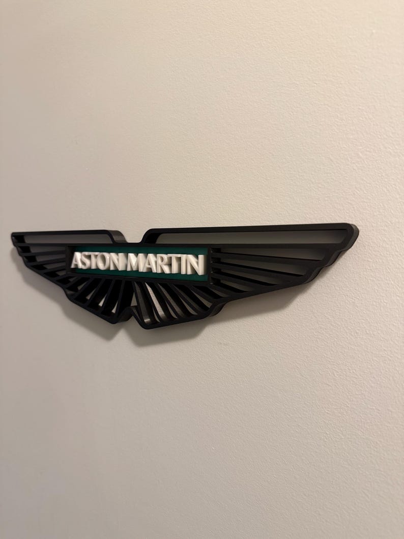 Aston Martin 3D Printed Wing Logo – Car Lover Gift - Etsy
