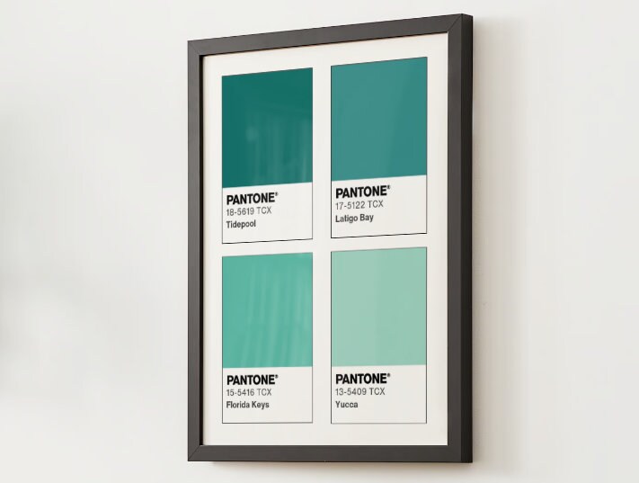 Teal Pantone Color Design Teal Pantone Color Pantone Art Color Palette ...