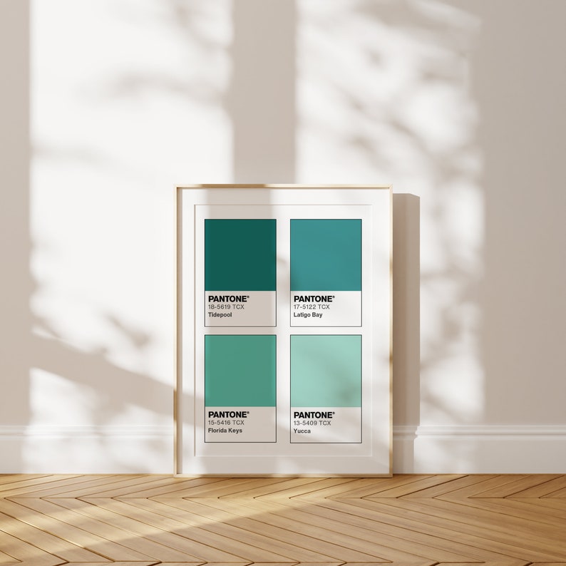 Teal Pantone Color Design Teal Pantone Color Pantone Art Color Palette ...
