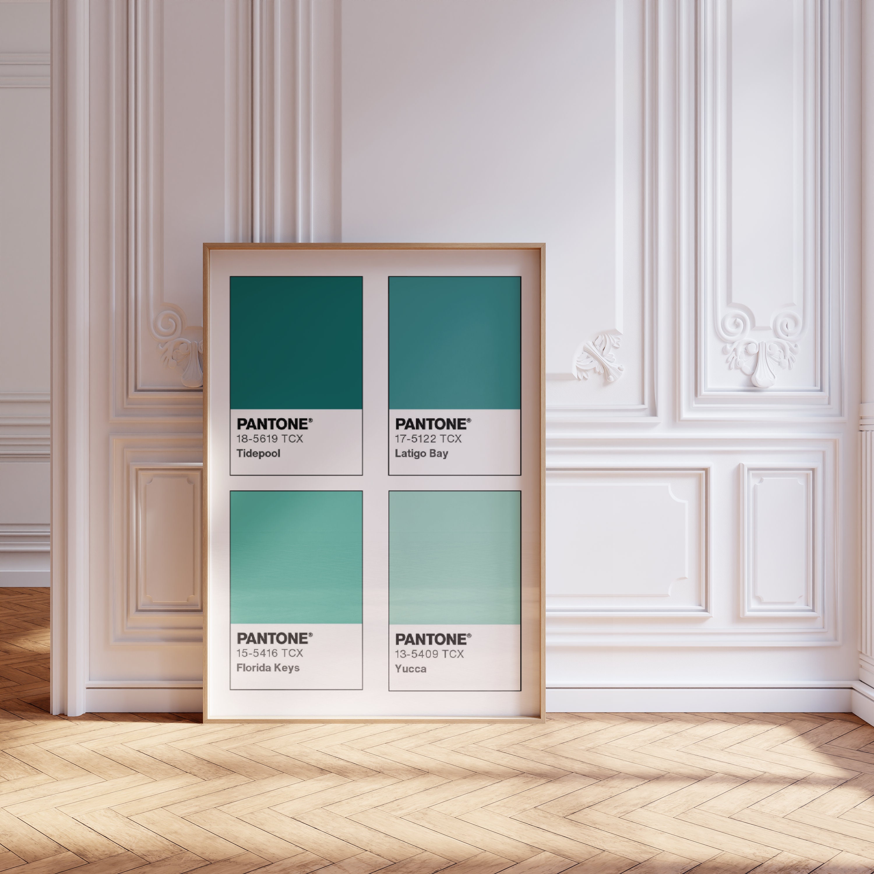 Teal Pantone Color Design Teal Pantone Color Pantone Art Color Palette ...