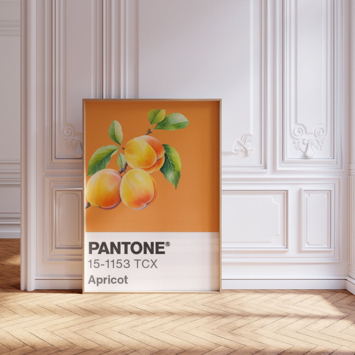 Apricot Pantone Color Design | Apricot Pantone Color | Pantone Art ...