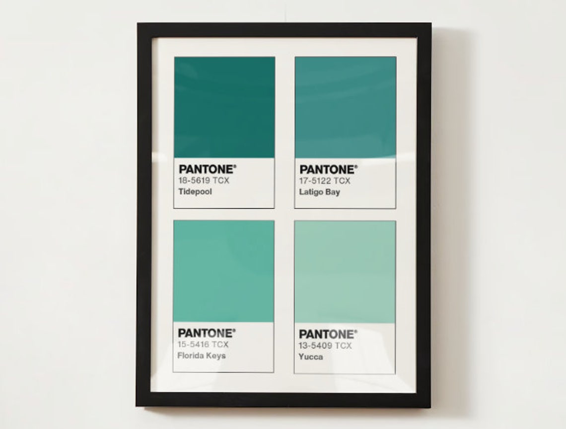 Teal Pantone Color Design Teal Pantone Color Pantone Art Color Palette ...